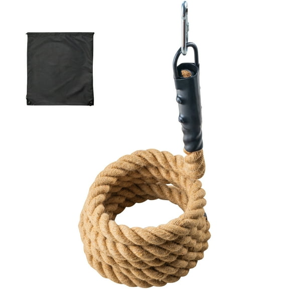 Gym Climbing Rope 1.5 Inch Diameter 25 Feet Length Fitness Training ...