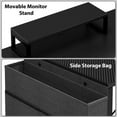 Gikpal Adult Collection Character Gaming Theme Ergonomic Storage Desk Carbon Black