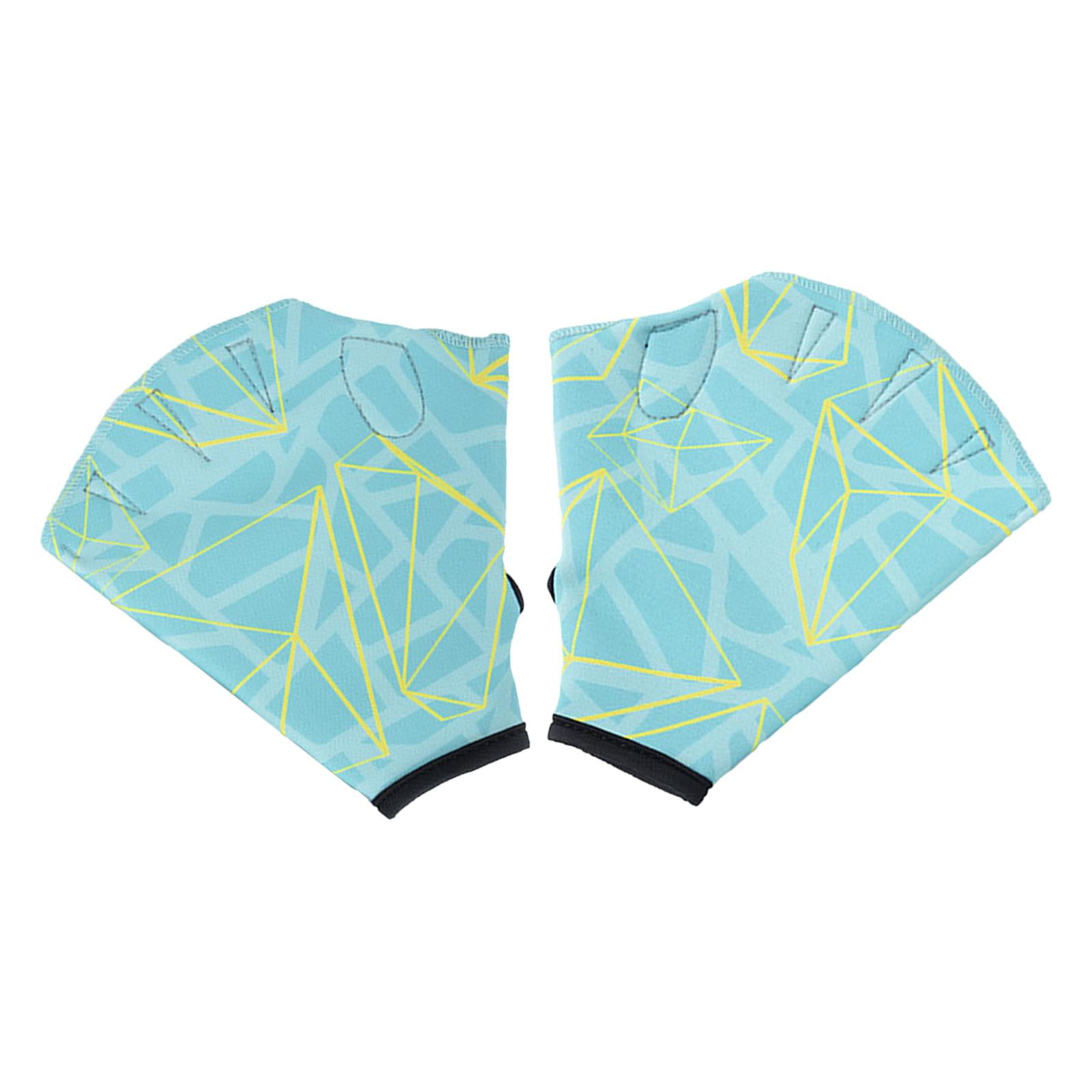 Swimming Gloves Fit Swim Training Gloves Webbed water Resistance ...