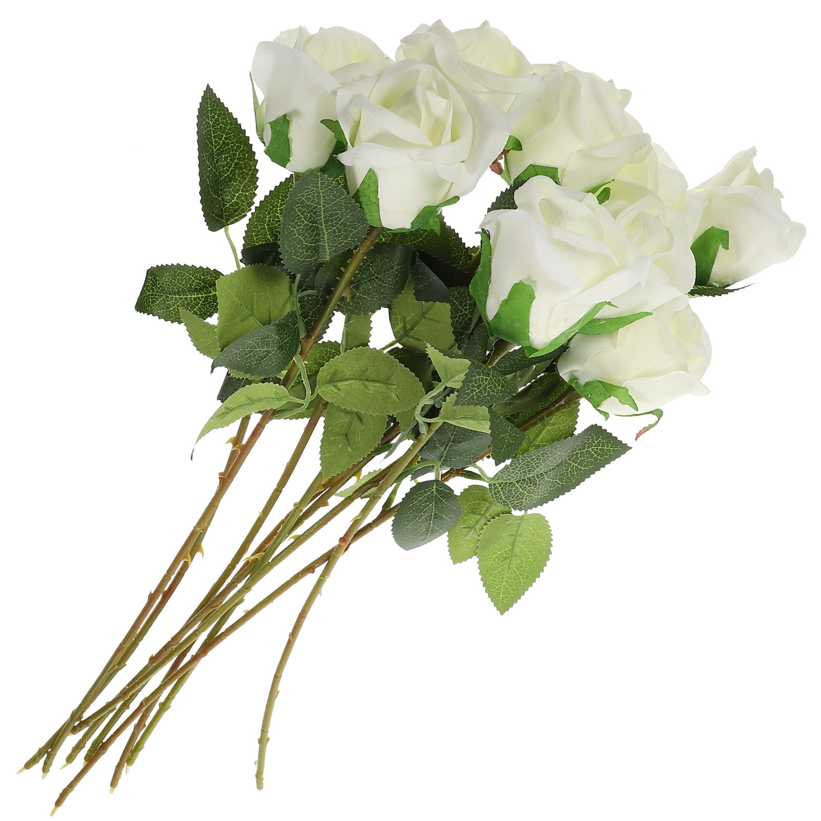 Click here for Unomor 10pcs Artificial Rose Flowers Fake Roses Wi... prices