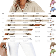 Comdrip Womens Casual Button V Neck Long Sleeve Wave Crests Shirts ...