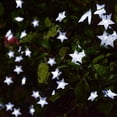 Solar Star String Lights- 6M 30LED Star Garden Lights Star Fairy Lights ...