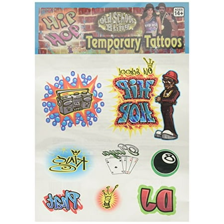 Hip Hop Tattoos - guys (Pack of 12) | Walmart Canada
