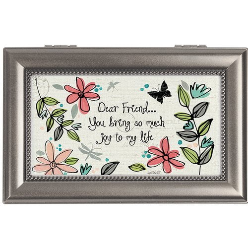 Carson Home Accents Dear Friend Music Decorative Box - Walmart.com