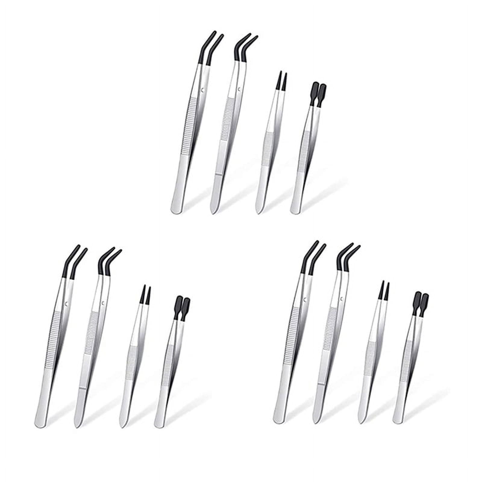 Juego de 12 pinzas con puntas de goma, recubiertas de PVC, de punta ...