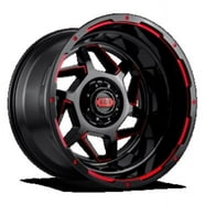 20x10 Moto Metal MO978 RAZOR Satin Black Machined Red Tint Wheel 5x5 ...