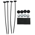 ASFIT-Autoparts Electric Radiator Fan Tie Strap Mounting Kit 4 Pack Zip ...