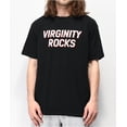 Danny Duncan Men's Virginity Rocks Graphic Tee, Black, Medium, 100% ...