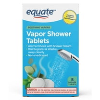 Equate Vapor Shower Tablets - Non-Medicated - Eucalyptus & Menthol ...