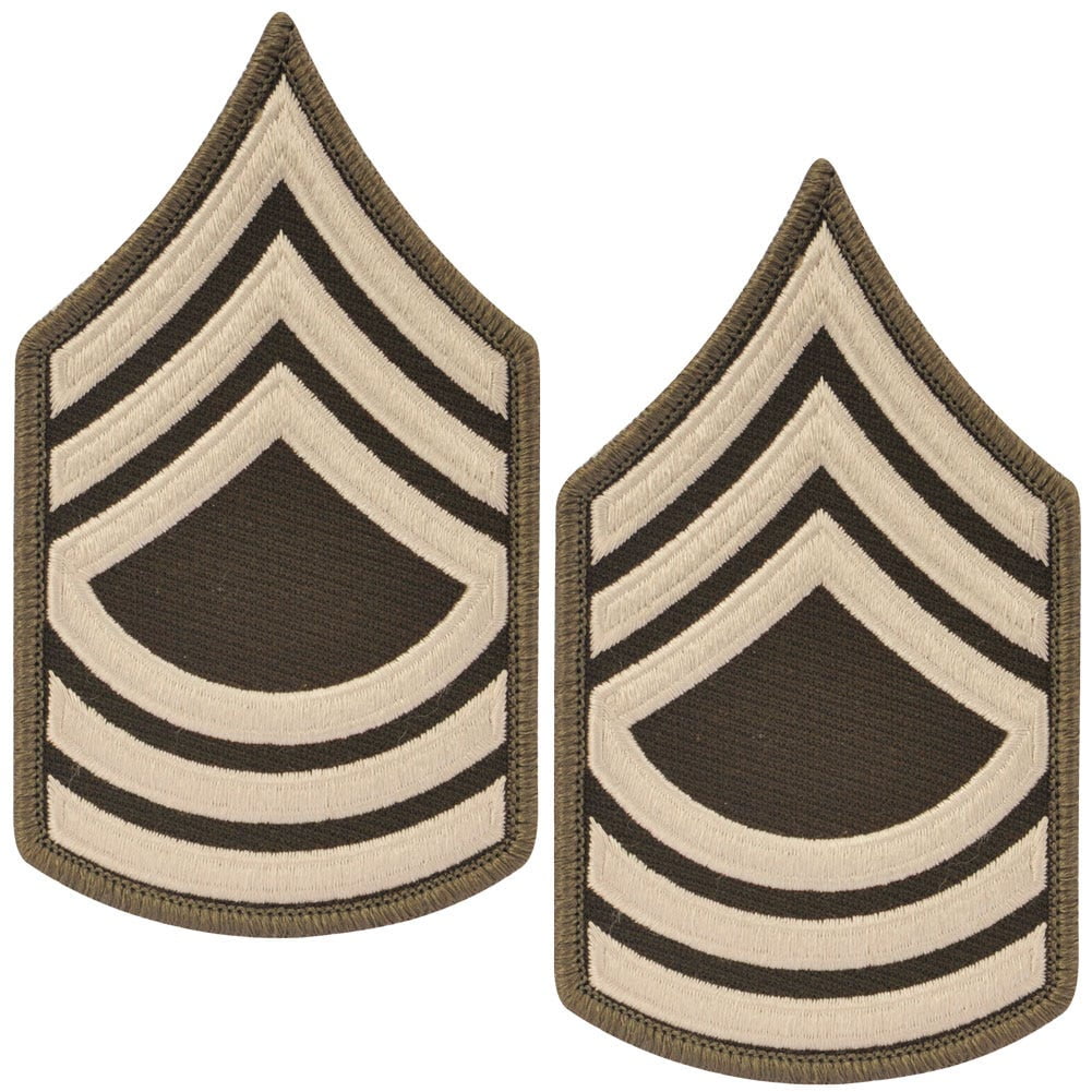 Army AGSU Master Sgt. E-8 Cloth Rank - Male - Walmart.com