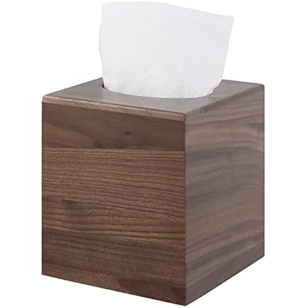 Click here for W829 Walnut Wood Tissue Box Cover With Slide-Out B... prices