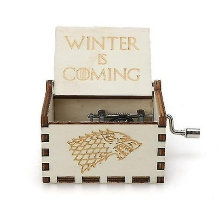 Wooden Hand Cranked Music Box - Queen, Imagine, John Island, Dragon ...