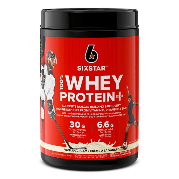 Six Star 100% Whey Protein Plus, Whey Protein Powder, Whey Protein ...
