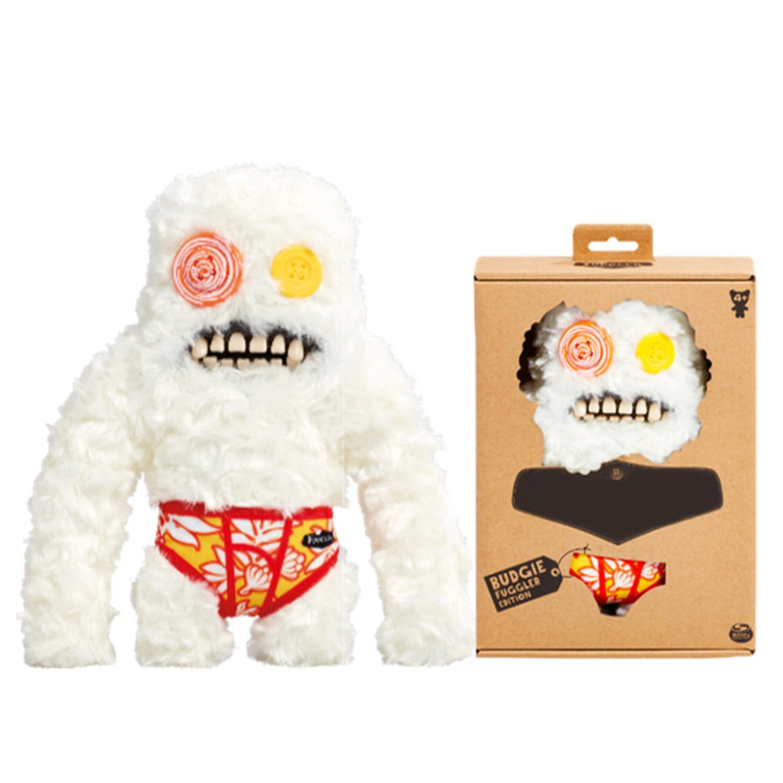 Fuggler Budgie Fuggler Edition #036 Sasquoosh White Funny Ugly Monster ...