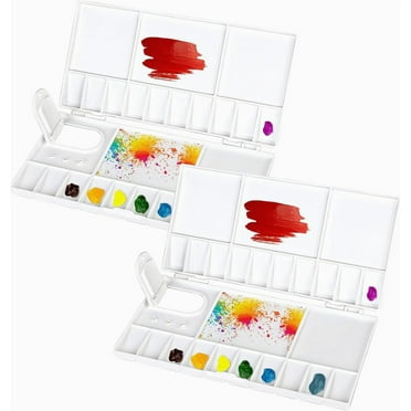 Abbraccia Watercolor Palette Paint Box Wooden Watercolor Paint Storage ...