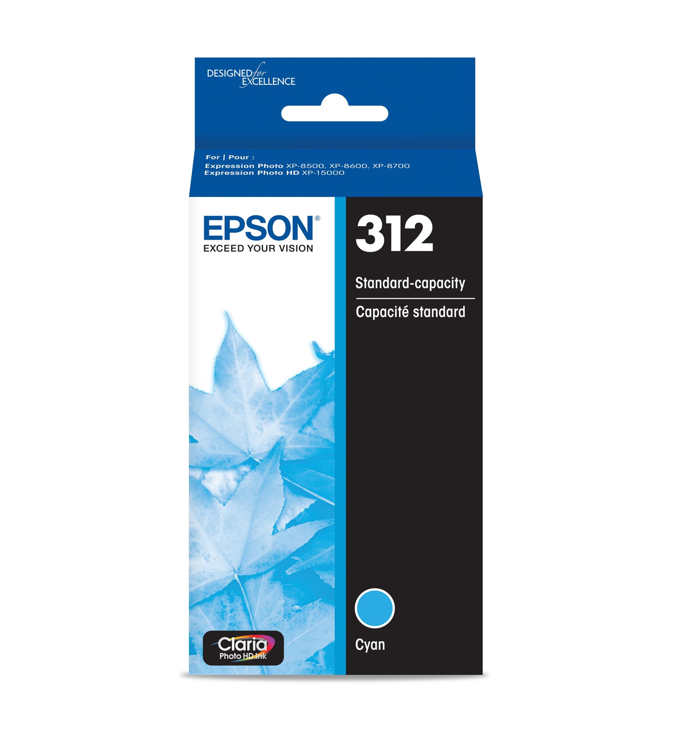 Cartucho de tinta Epson 312 Claria Photo HD Cyan T312220-S | Bodega ...