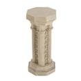 Sand Finish Magnesium Oxide Column Pedestal Plant Stand,10.25"×10.25"× ...
