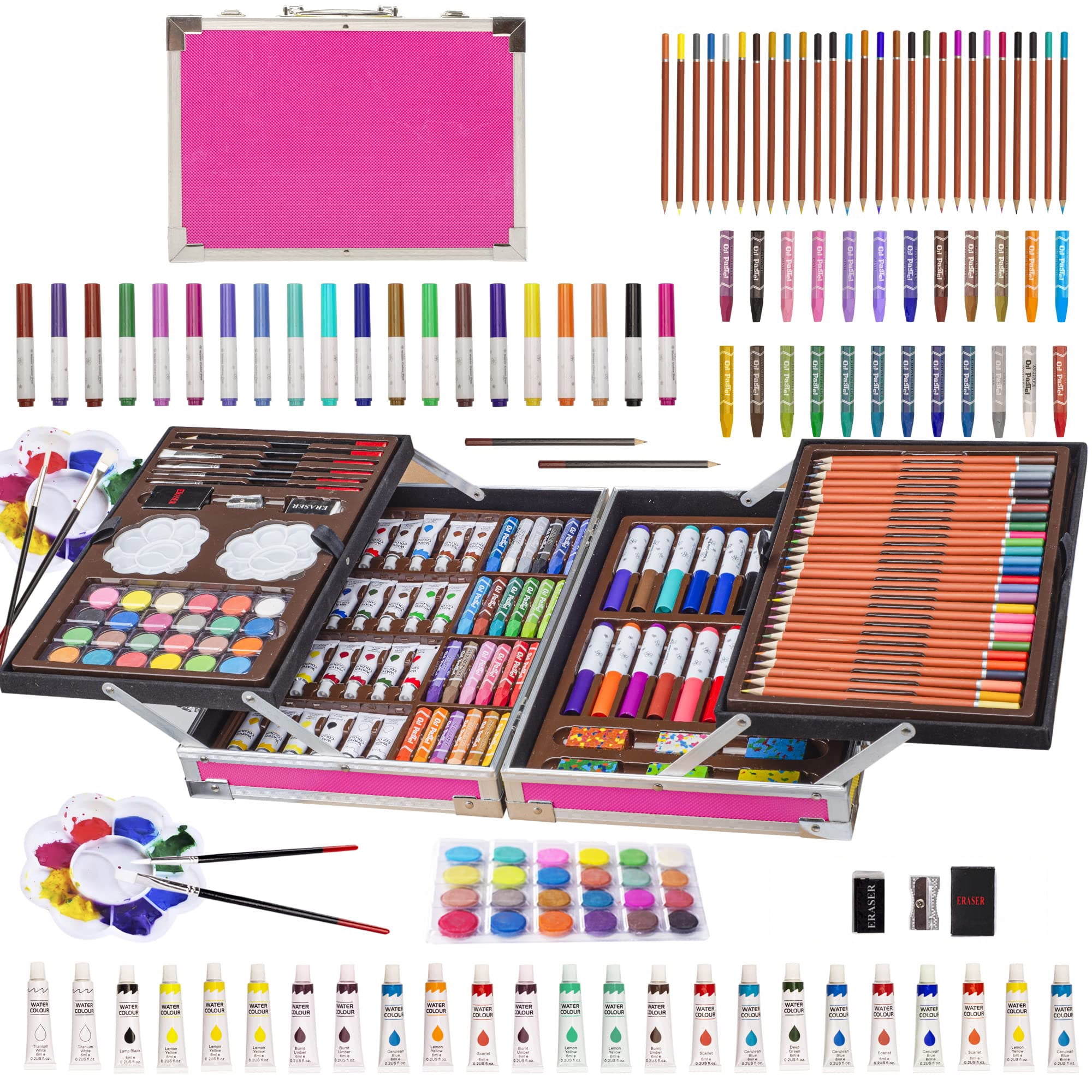 Click here for Lvcheng Art Supply Box  145-Piece Arts Crafts  Pai... prices