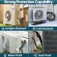 4 Layers HVAC Copper AC Line Pipe Insulation Cover Outdoor, 600D ...