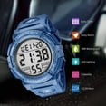 Water-Resistant Men's Digital Sports Watch with LED Backlight and Alarm ...