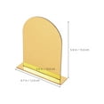 MLINS Orange Acrylic Bookends for Neat Book Storage and Organization in ...