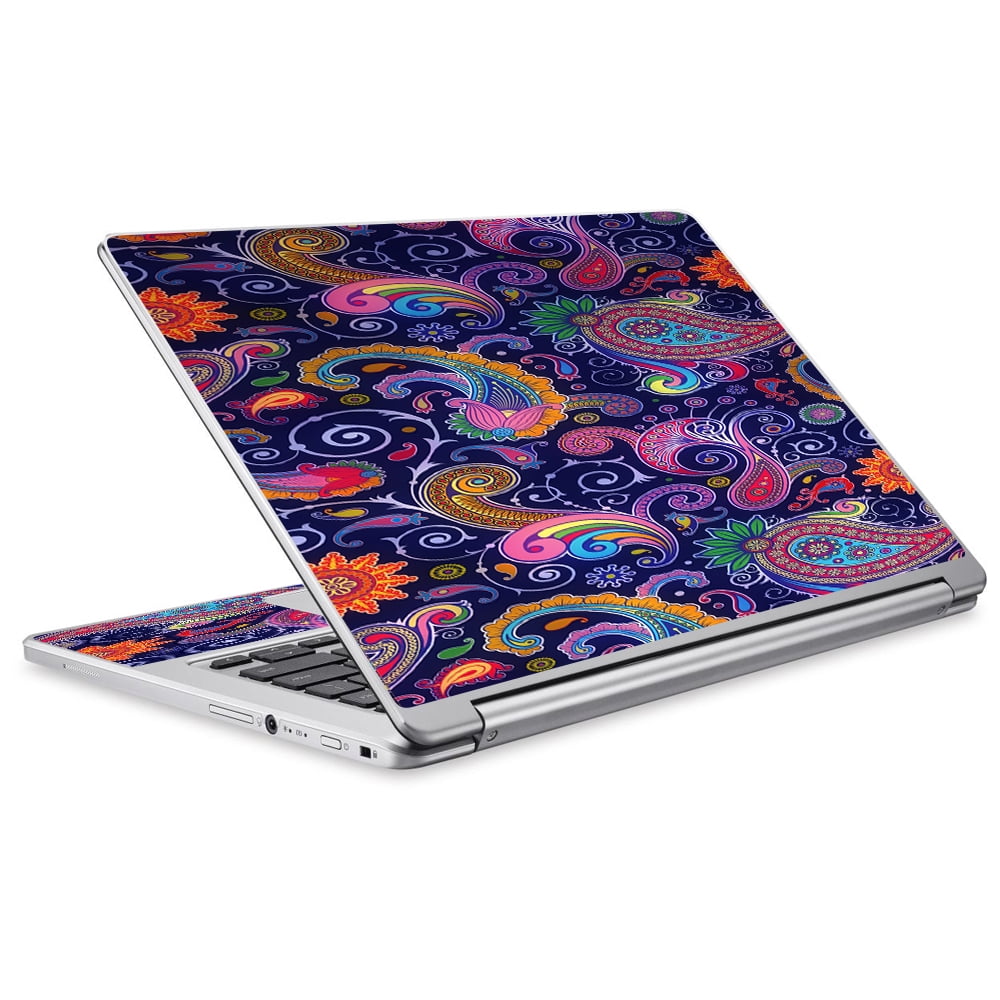 Skins Decals For Acer Chromebook R13 Laptop Vinyl Wrap / Purple Paisley ...
