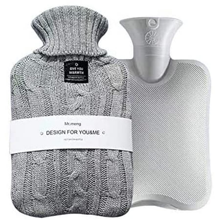 Hot Water Bag Hot Water Bottle 2 Liters Heat Up and Refreezable Hot ...