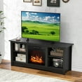 Gymax 58'' TV Stand Entertainment Center w/ 3-Adjustable Shelves for 65 ...