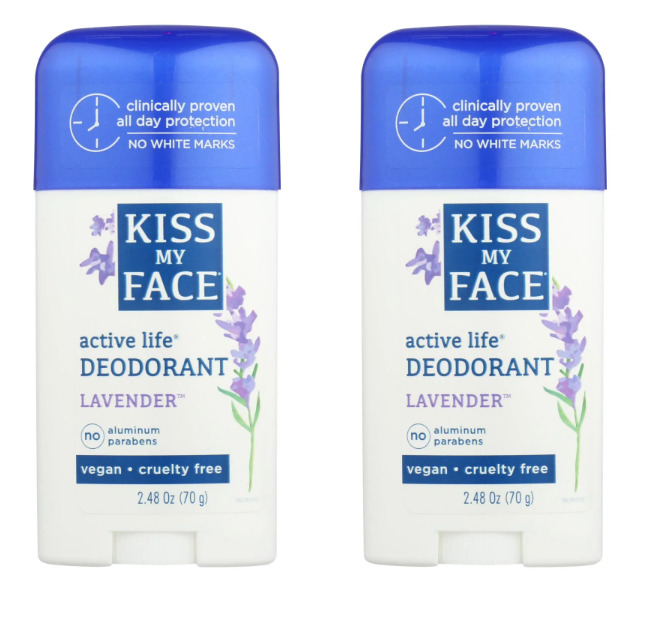 Kiss My Face Deodorant - Natural Active Life Deodorant Stick Aluminum ...