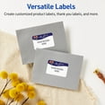Avery Labels, 2" x 3", Matte White, Let It Snow Design - Walmart.com