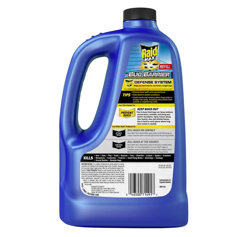 Raid Max Bug Barrier 128-oz Insect Killer Ready To Use At, 50% OFF