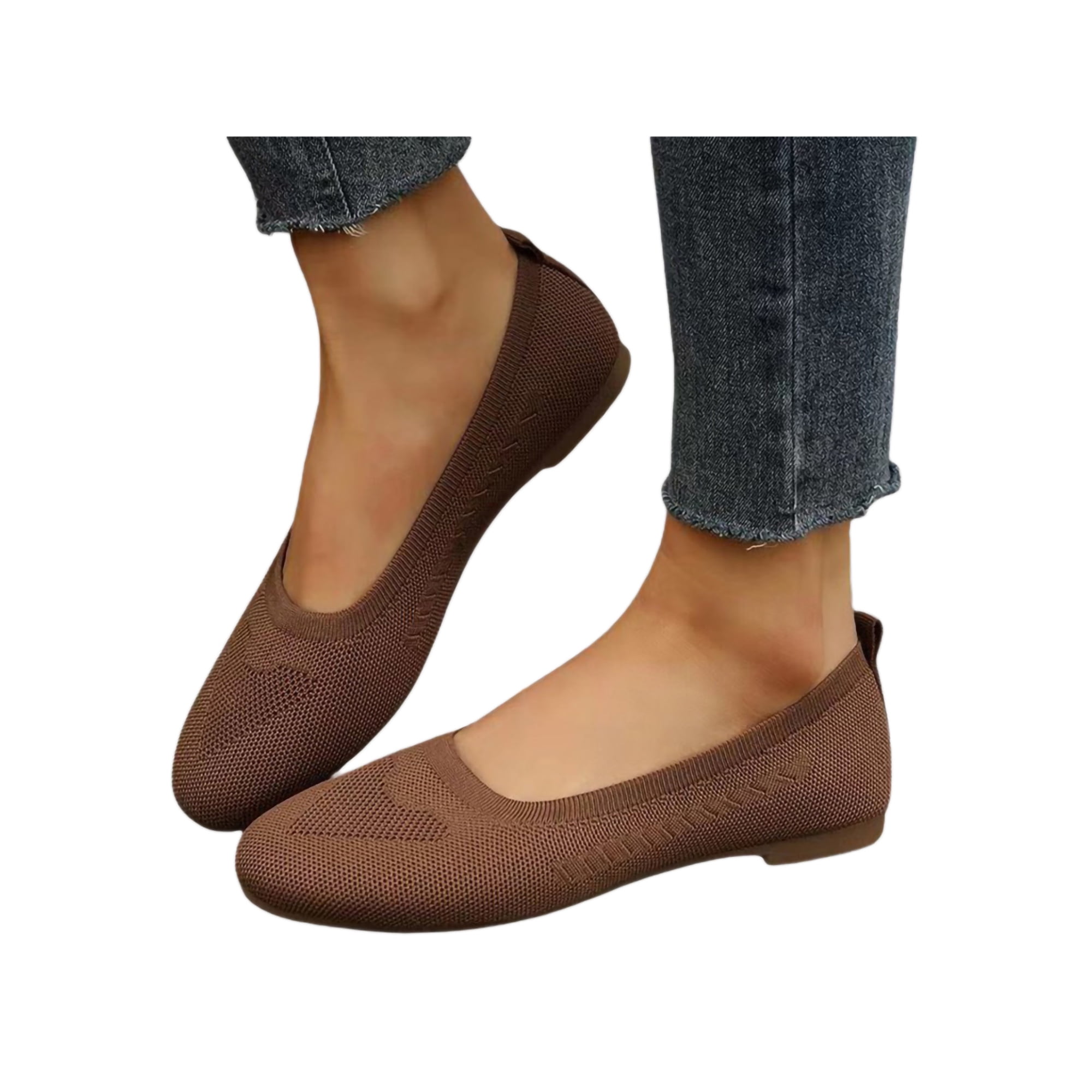 Click here for Woobling Womens Flats Comfort Loafers Slip On Flat... prices