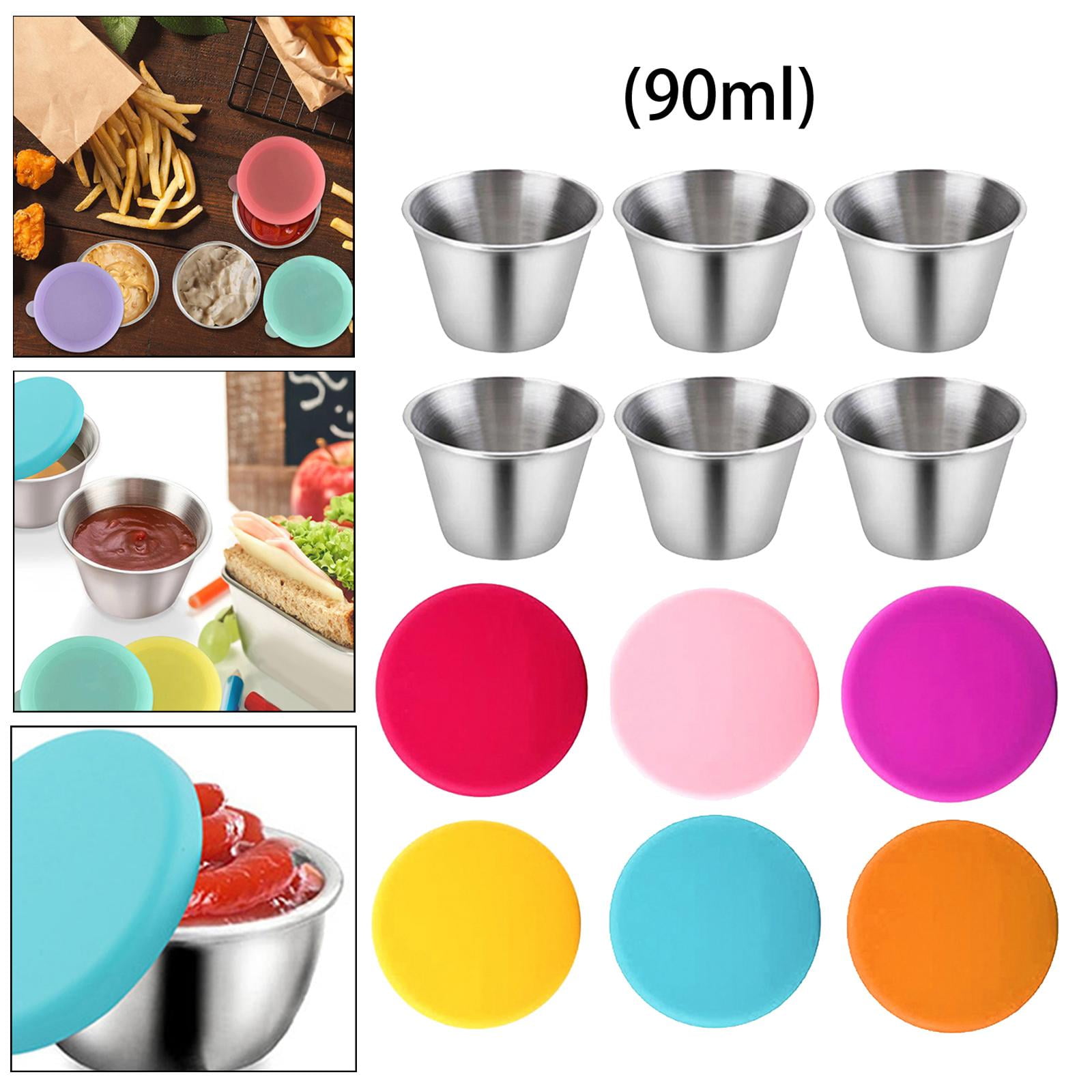 Multipurpose Sauce Cup Seasoning Dish Stainless Steel Condiment ...