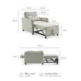 Mopio Sophie 4-in-1 Convertible Sleeper Chair/Lounge, Pull Out Sofa for ...