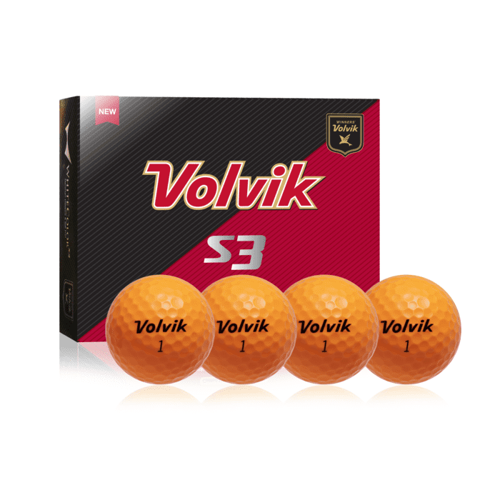 Volvik S3 Golf Balls, Orange, 4 Pack - Walmart.com