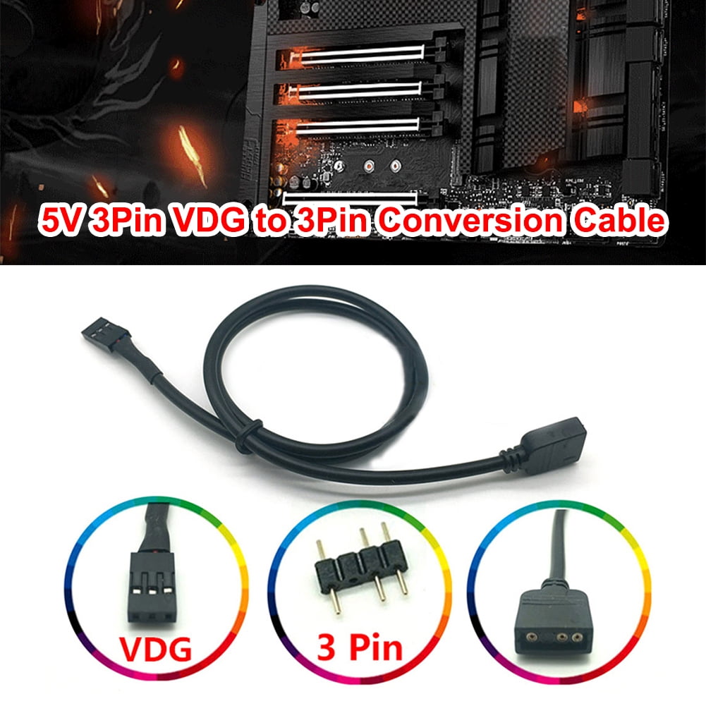 RGB 5V VDG 3Pin Conversion Lin Motherboard SYNC Header for Gigabyte ...