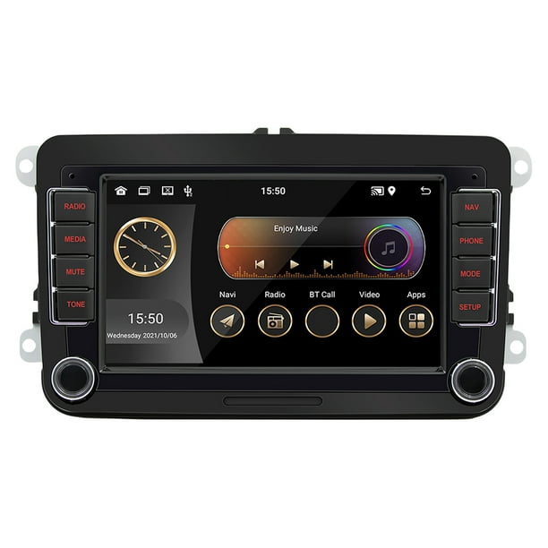 Radio Coche 7 Pulgadas HD Carplay Inalámbrico Android Auto Radio FM ...