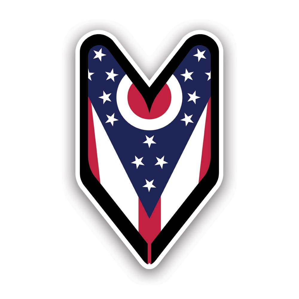 Ohio Driver Badge Sticker Decal - Self Adhesive Vinyl - Weatherproof ...