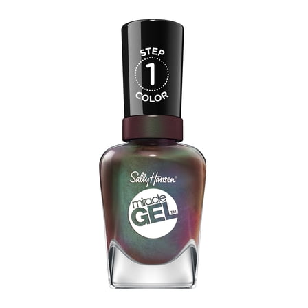 Sally Hansen Miracle Gel, Totem-ly Yours, No UV Lamp, Top Coat, Long ...