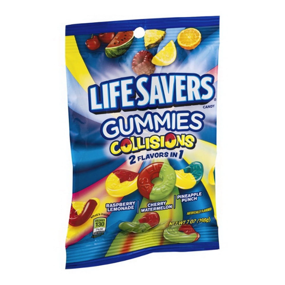 (Price/Case)Lifesavers Gummies Collisions 7 Ounce Packet - 12 Per Case ...