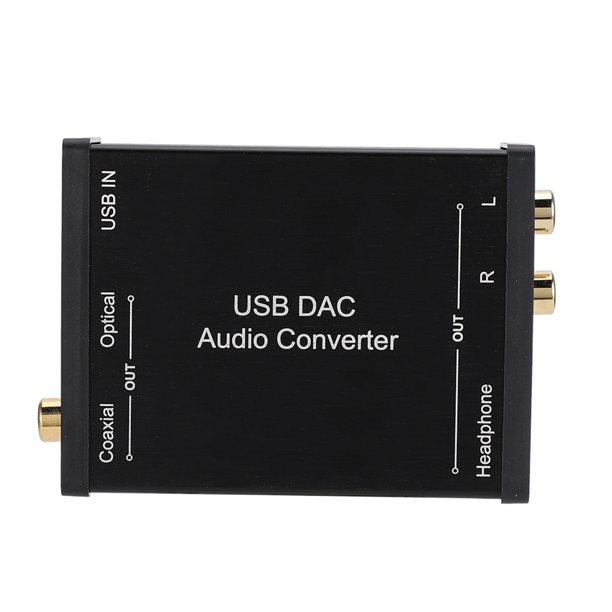 GV-023 Digital to Analog DAC Audio Converter, USB Sound Card SPDIF ...