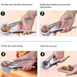 Quick Nut Cracker- Pecan, Walnuts, Hazelnut Nutcracker Aluminum Alloy ...