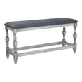 Free Shipping! Furniture of America Yelle Padded Counter Height Bench ...