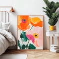 Affixzi Abstract Art Print, Vibrant Colors for Eclectic Trendy Home ...