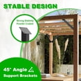 8 Pack 45 Degree Angle Support Bracket, 45 Corner Angle Brace Heavy ...