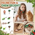 Cat Oral Chew Toys Silvervine Sticks Interactive Catnip Toys for Indoor ...
