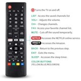 Universal TV Remote Control for LG Smart LCD LED OLED UHD HDTV Plasma ...