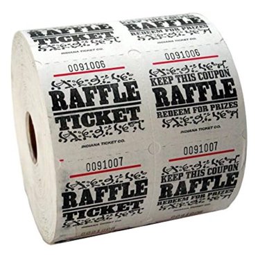4 Count Bulk Pack Raffle Tickets - Walmart.com