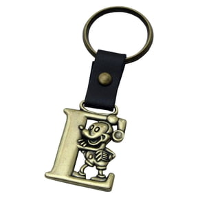 Mickey Mouse Letter S Brass Key Chain - Walmart.com