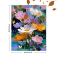 Abstract Daisy Field Canvas Art, Fresh Floral Landscape Print, Bright ...